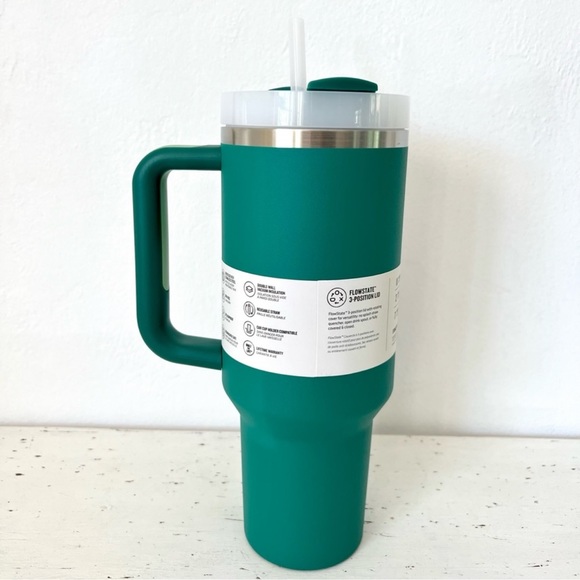 Stanley | Dining | Stanley4 Oz Tumbler Quencher H20 Cup W Handle Alpine ...